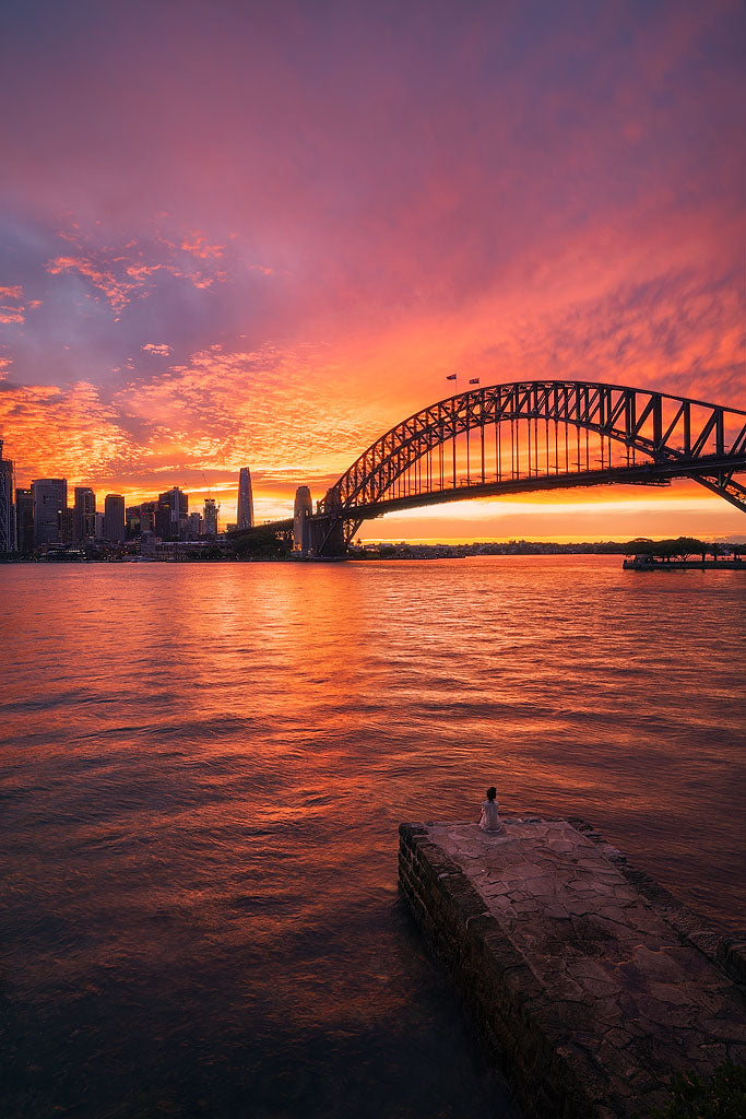 Sydney Harbour Bridge Sunset